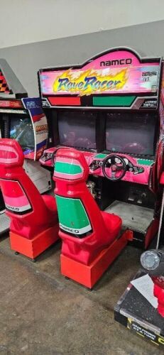 NAMCO RAVE RACER TWIN DRIVER ARCADE GAME