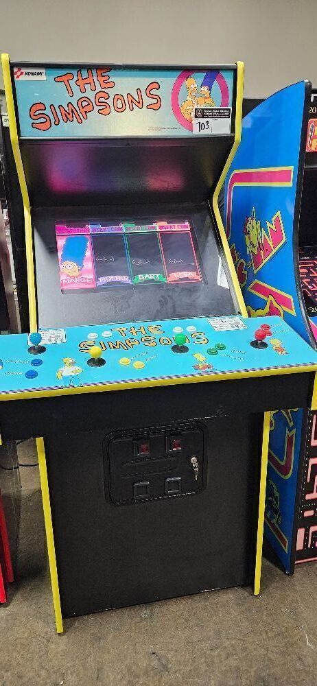 THE SIMPSONS 4 PLAYER BRAND NEW BUILD UPRIGHT ARCADE GAME