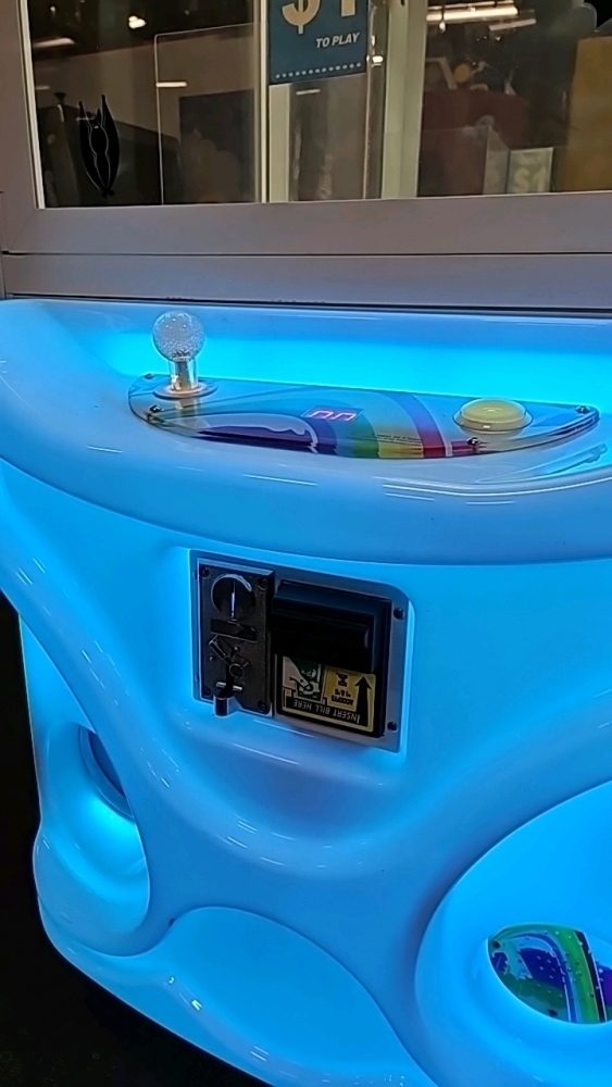 30 FUN ZONE COLOR LED PLUSH CRANE MACHINE COAST TO COAST W/ DBA