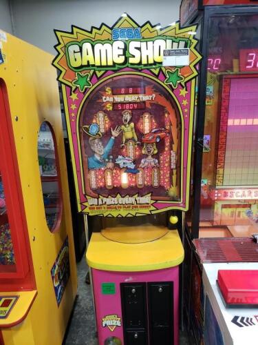 THE GAME SHOW SEGA UPRIGHT PRIZE REDEMPTION GAME
