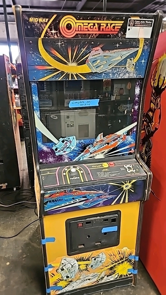 OMEGA RACE CLASSIC MIDWAY ARCADE GAME