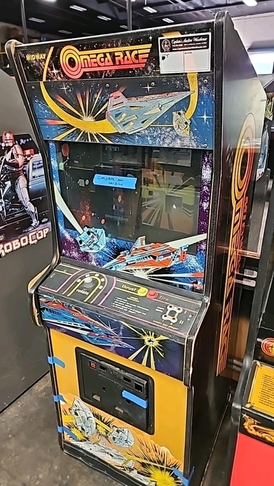 OMEGA RACE CLASSIC MIDWAY ARCADE GAME