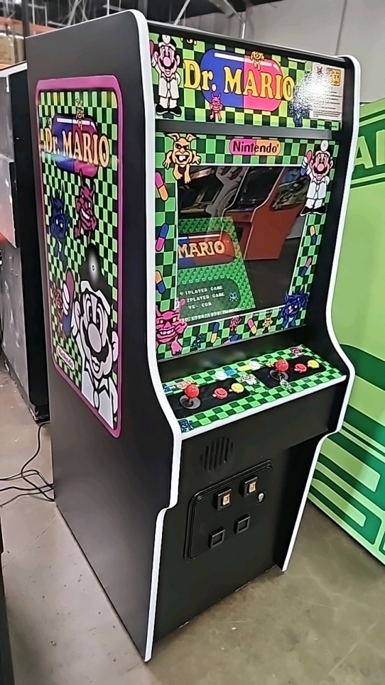 DR. MARIO NINTENDO STYLE UPRIGHT ARCADE GAME NEW BUILD W/ LCD