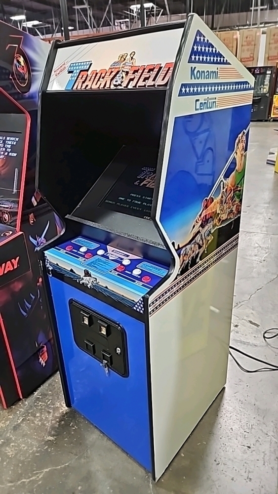 TRACK & FIELD CLASSIC ARCADE GAME REBUILD IN NEW CABINET