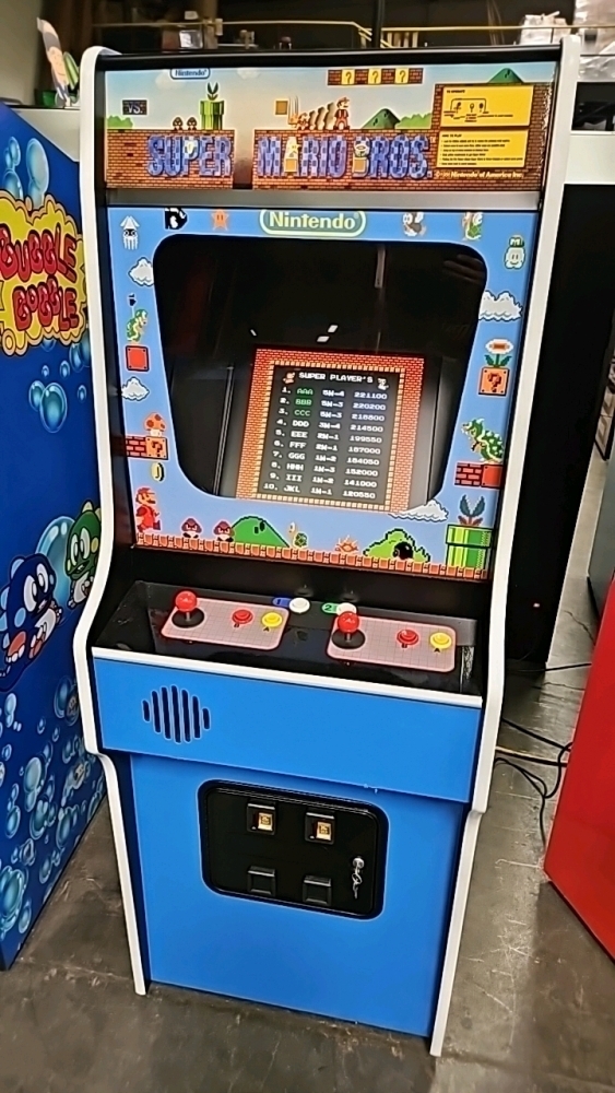SUPER MARIO BROS UPRIGHT ARCADE GAME NEW BUILD W/ LCD
