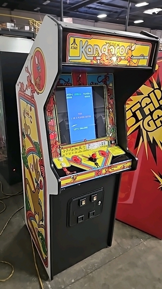 KANGAROO UPRIGHT ARCADE GAME NEW BUILD W/ LCD