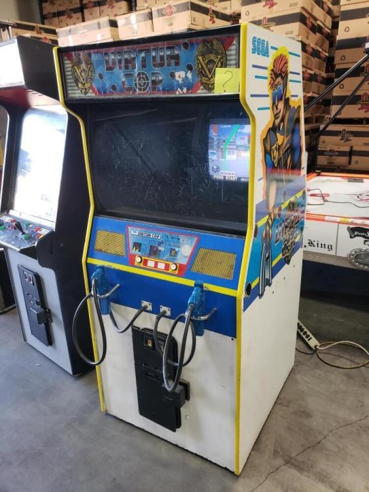 VIRTUA COP SEGA SHOOTER UPRIGHT ARCADE GAME