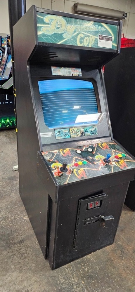 DYNAMITE COP UPRIGHT 25 ARCADE GAME SEGA