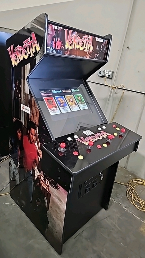VENDETTA UPRIGHT BRAND NEW BUILD ARCADE GAME W/ LCD MONITOR