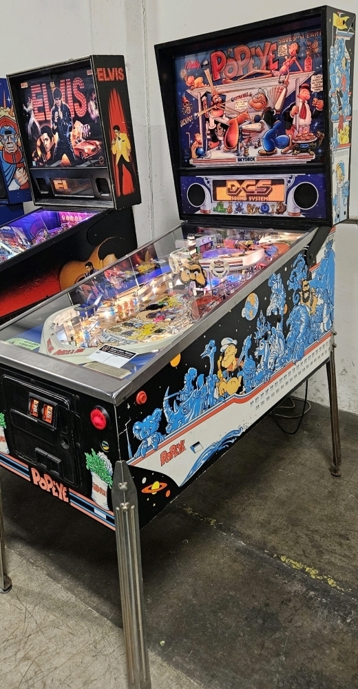 POPEYE SAVES THE PLANET PINBALL MACHINE BALLY