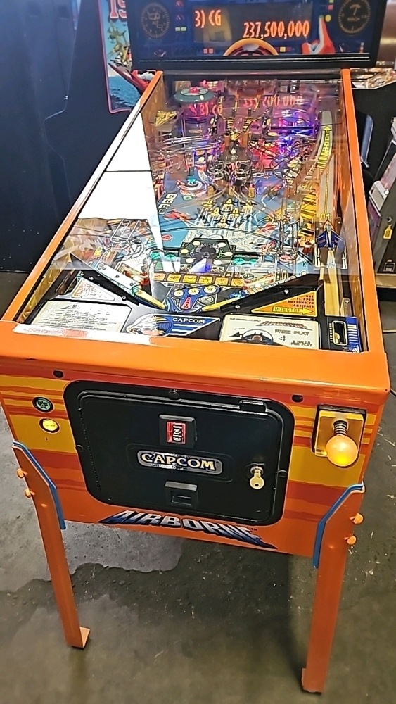 AIRBORNE TOP GUN PINBALL MACHINE CAPCOM L@@K!!