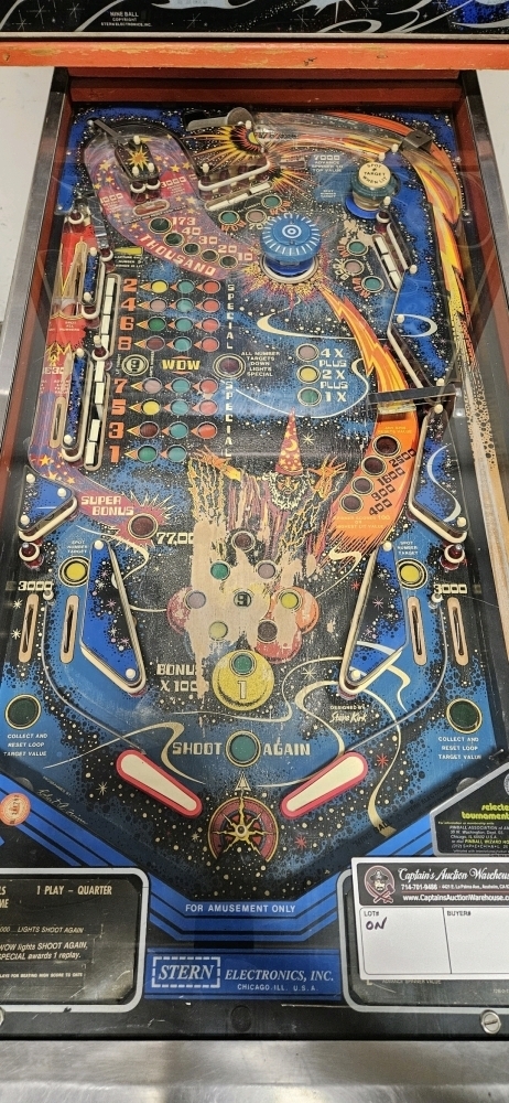 NINE BALL PINBALL MACHINE by STERN