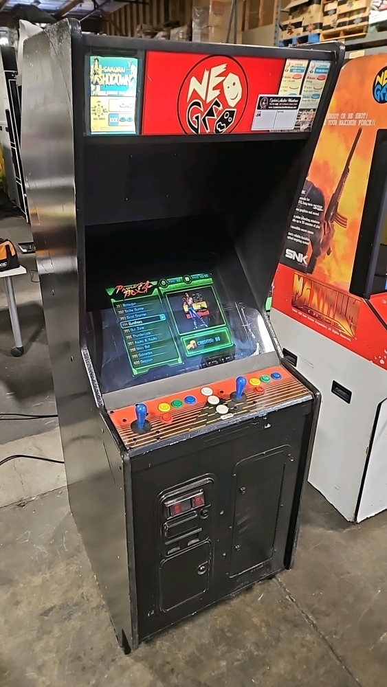 PANDORA BOX 4 UPRIGHT ARCADE GAME W/ LCD MONITOR NEO GEO MARQUEE
