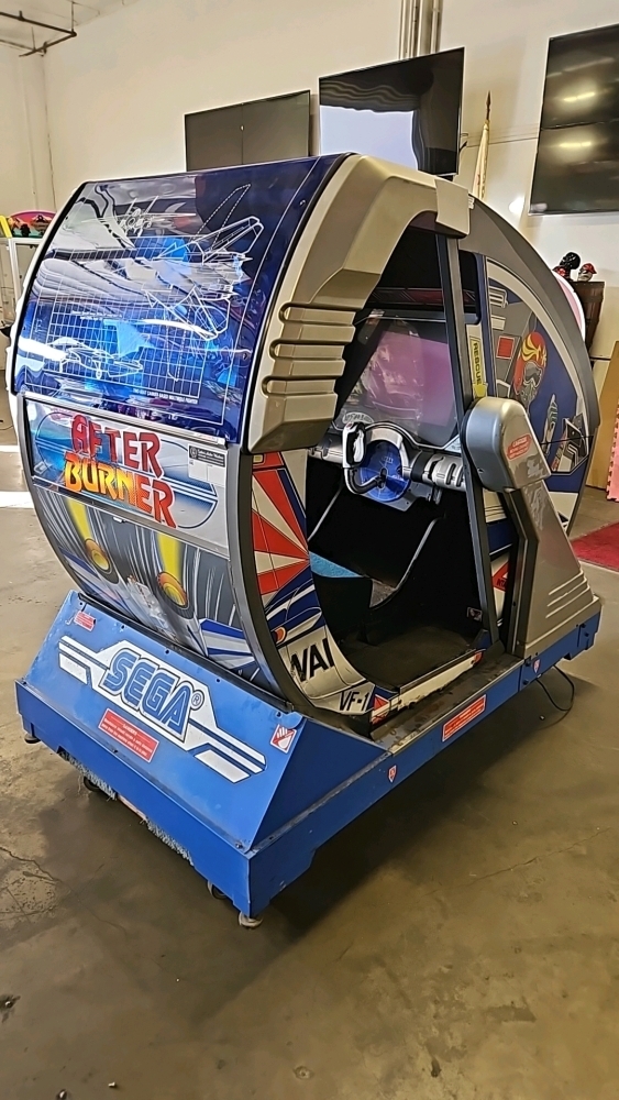 AFTERBURNER CLASSIC MOTION ARCADE GAME SEGA **MOVIE PROP MEMORABILIA ...