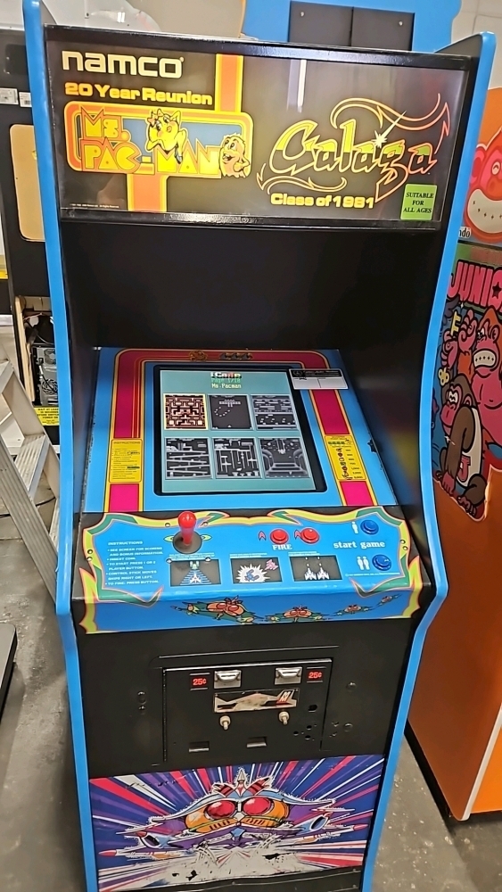 60 IN 1 MULTICADE UPRIGHT ARCADE GAME CLASS OF 1981