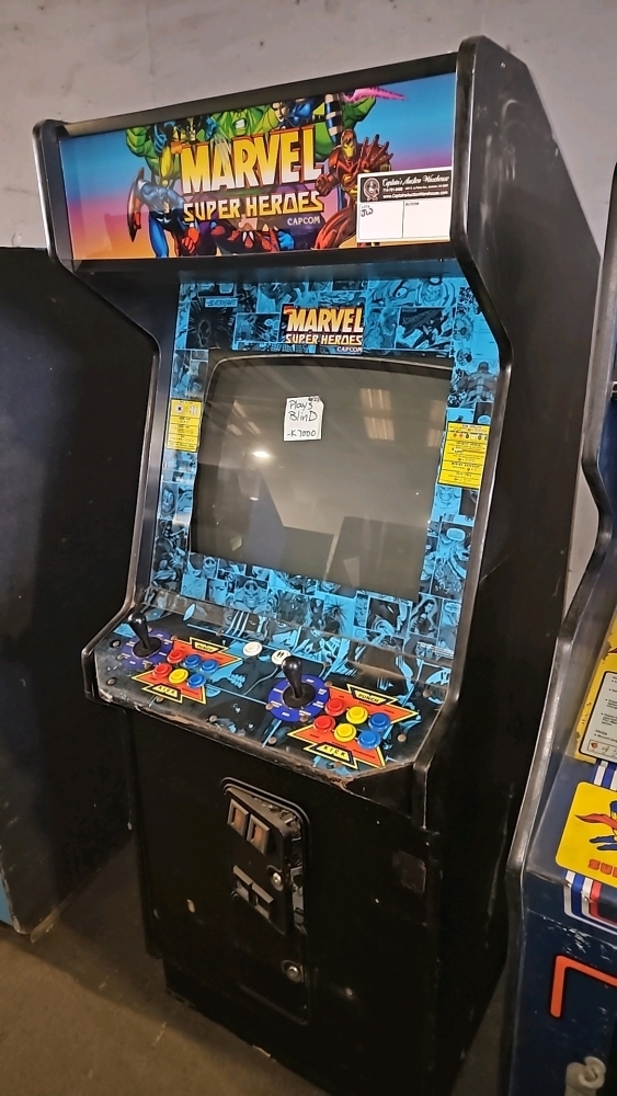 MARVEL SUPER HEROES UPRIGHT 25 ARCADE GAME CAPCOM 1995 PROJECT