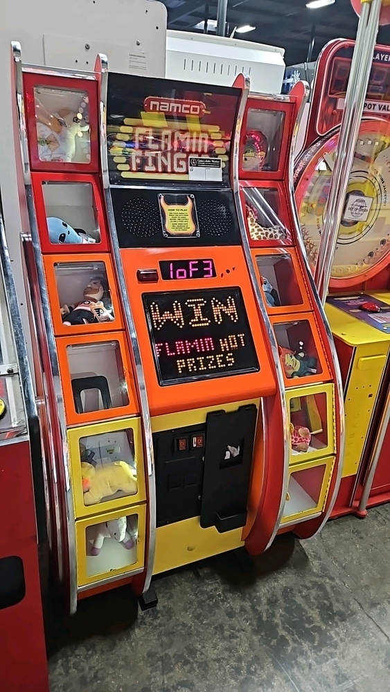 FLAMIN' FINGER INSTANT PRIZE REDEMPTION GAME NAMCO