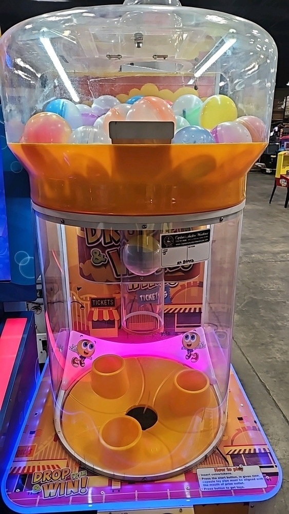DROP IT AND WIN PRIZE REDEMPTION GAME CABINET