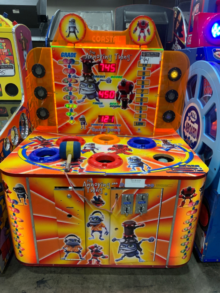 THE ANNOYING THING HAMMER TICKET REDEMPTION GAME