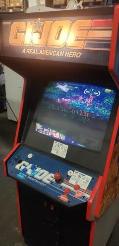 G.I. JOE AMERICAN HERO UPRIGHT ARCADE GAME KONAMI