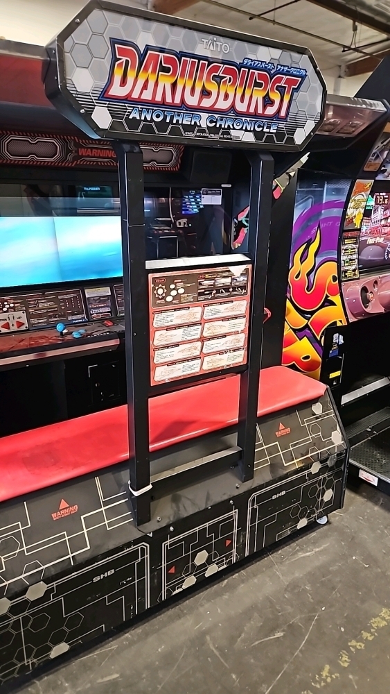 DARIUS BURST EX ANOTHER CHRONICLE DELUXE ARCADE GAME 4 PLAYER