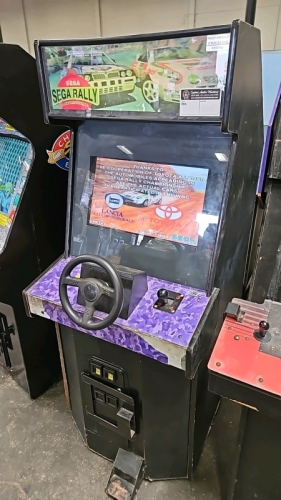 SEGA RALLY CHAMPIONSHIP UPRIGHT RACING ARCADE GAME