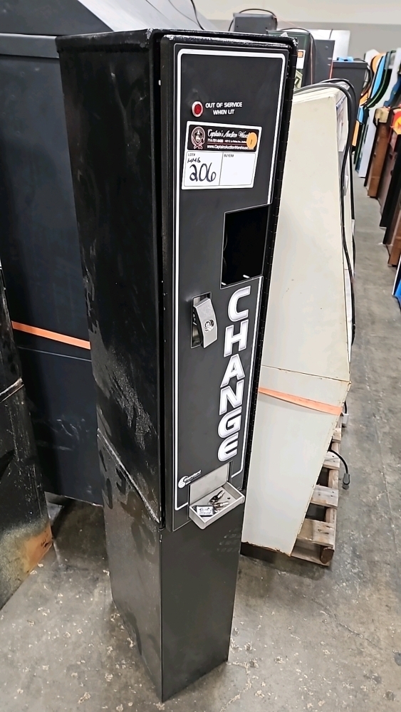 STANDARD MODEL EC100 EPORT SINGLE COLUMN CURRENCY COIN CHANGER MACHINE #1