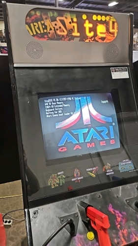SITE 4 AREA 51 UPRIGHT 25 CRT SHOOTER ARCADE GAME ATARI