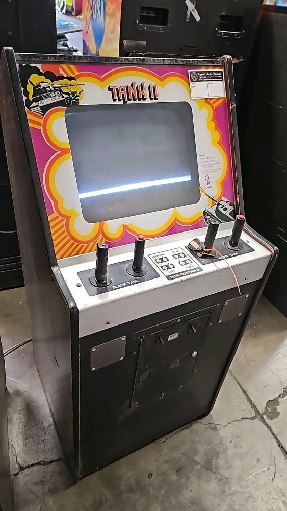 TANK II VINTAGE 1974 STANDUP MULTIPLAYER SHOOTING ARCADE GAME KEE GAMES