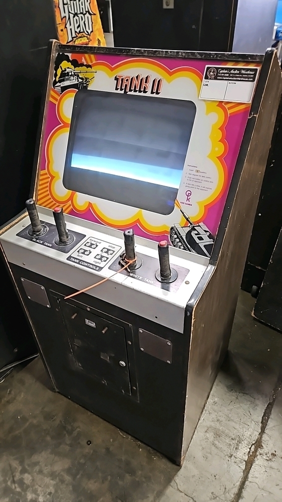 TANK II VINTAGE 1974 STANDUP MULTIPLAYER SHOOTING ARCADE GAME KEE GAMES