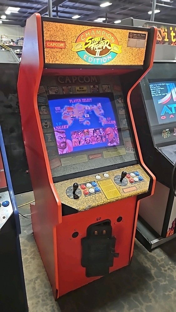STREET FIGHTER II CHAMPIONSHIP EDITION ARCADE GAME CAPCOM