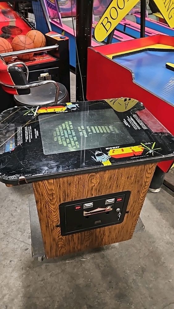 GORF DEDICATED MIDWAY COCKTAIL TABLE ARCADE GAME BALLY