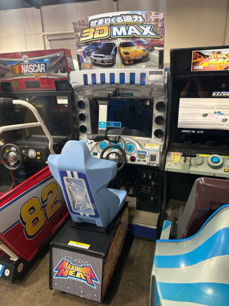 MAXIMUM HEAT 32 3D SITDOWN RACING ARCADE GAME NAMCO