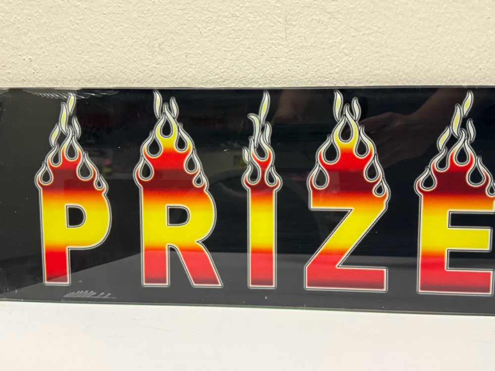 PRIZE ZONE PLUSH CRANE FRONT MARQUEE