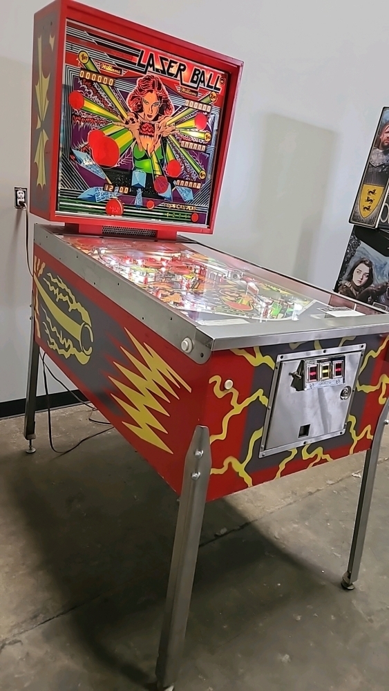 LASER BALL WIDE BODY PINBALL MACHINE WILLIAMS 1979