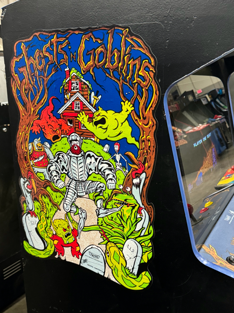GHOSTS N GOBLINS UPRIGHT ARCADE GAME TAITO