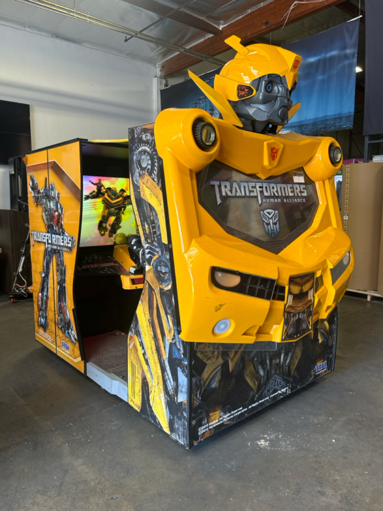 TRANSFORMERS HUMAN ALLIANCE DELUXE SEGA TWO PLAYER FIXED GUN ARCADE ...