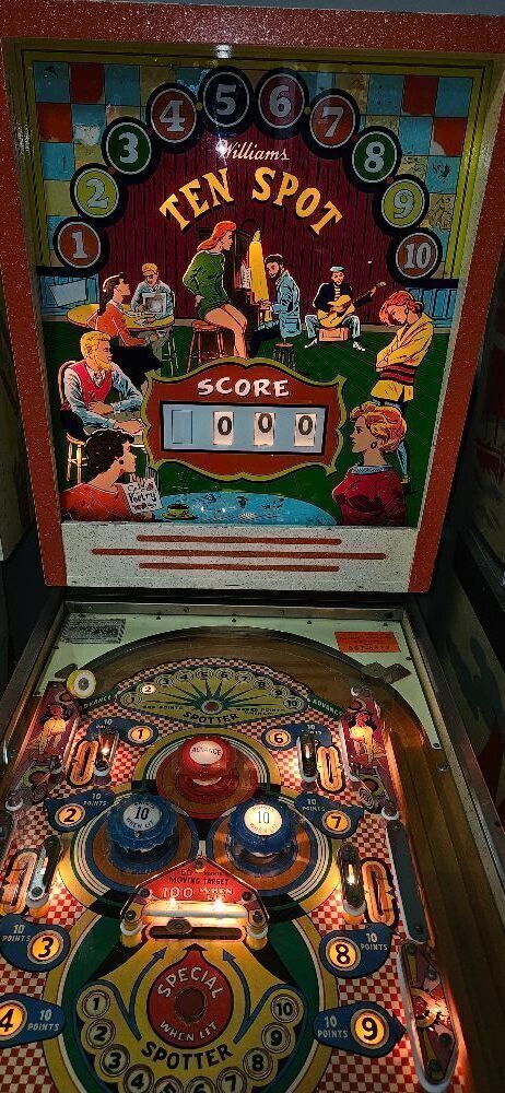 TEN SPOT PINBALL MACHINE WILLIAMS