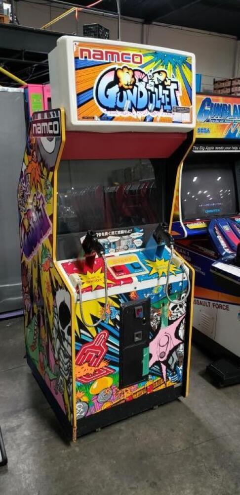 GUN BULLET DEDICATED NAMCO TARGET SHOOTER ARCADE