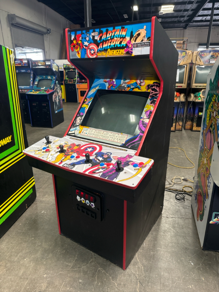 CAPTAIN AMERICA & THE AVENGERS UPRIGHT ARCADE GAME DATA EAST