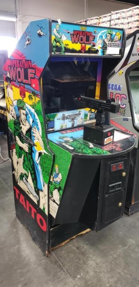 OPERATION WOLF DEDICATED TAITO ARCADE GAME