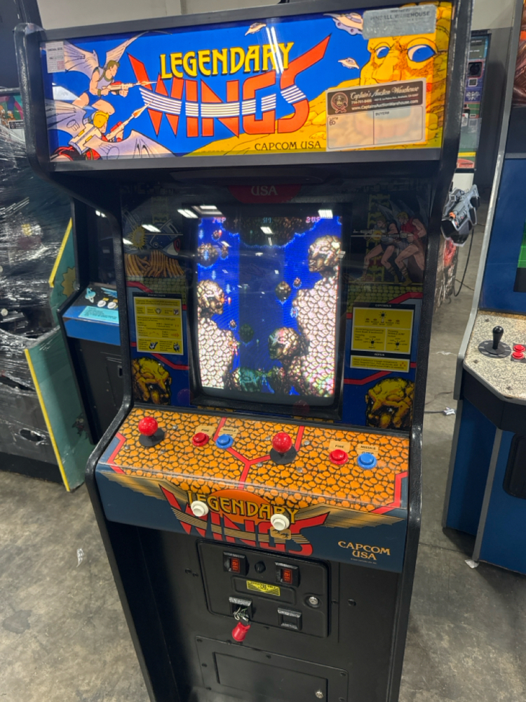 LEGENDARY WINGS UPRIGHT ARCADE GAME CAPCOM