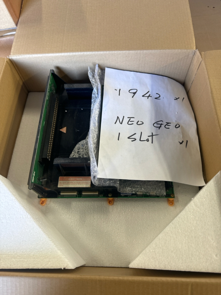 BOX LOT- 1942 NEO GEO 1 SLOT PCB'S