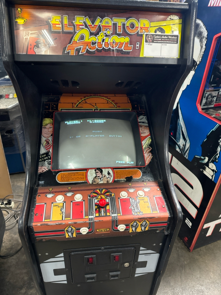 ELEVATOR ACTION CLASSIC ARCADE GAME TAITO 19 MONITOR