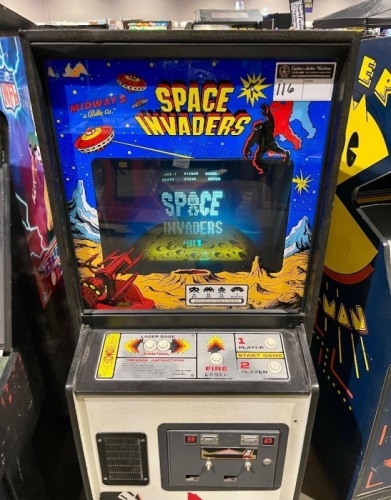 SPACE INVADERS UPRIGHT CLASSIC ARCADE GAME