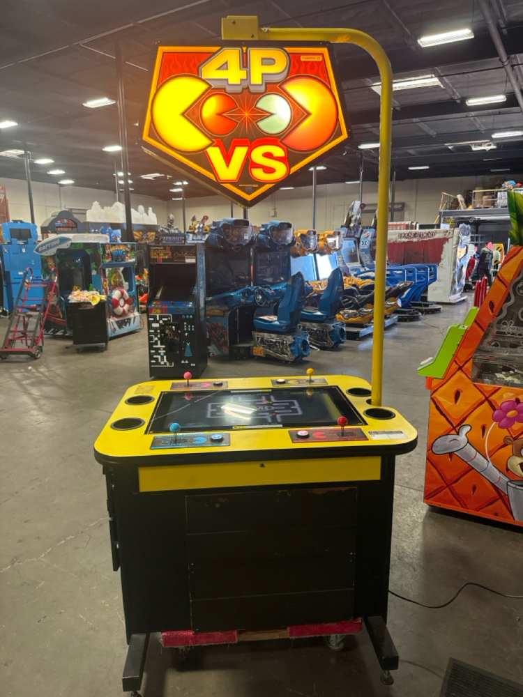 PAC-MAN BATTLE ROYALE COCKTAIL TABLE 4-PLAYER ARCADE GAME