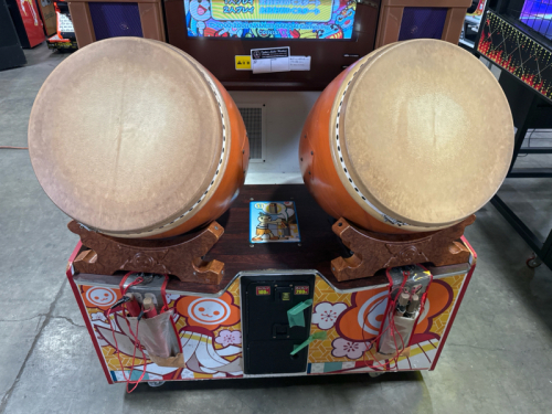 WADAIKO NO TATSUJIN MUSIC DRUM ARCADE GAME NAMCO