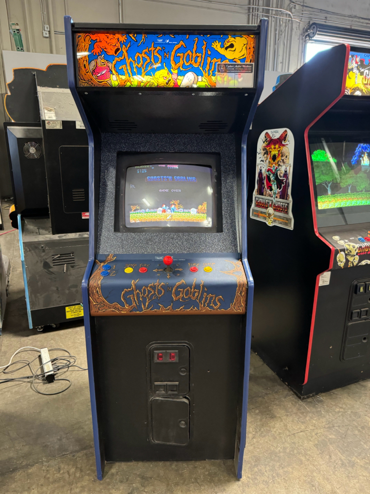 GHOSTS N GOBLINS UPRIGHT ARCADE GAME TAITO