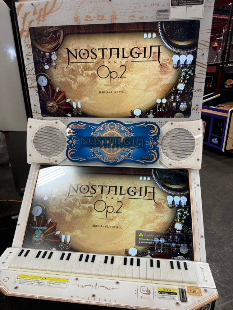 NOSTALGIA OP.2 PIANO RHYTHM ARCADE GAME KONAMI