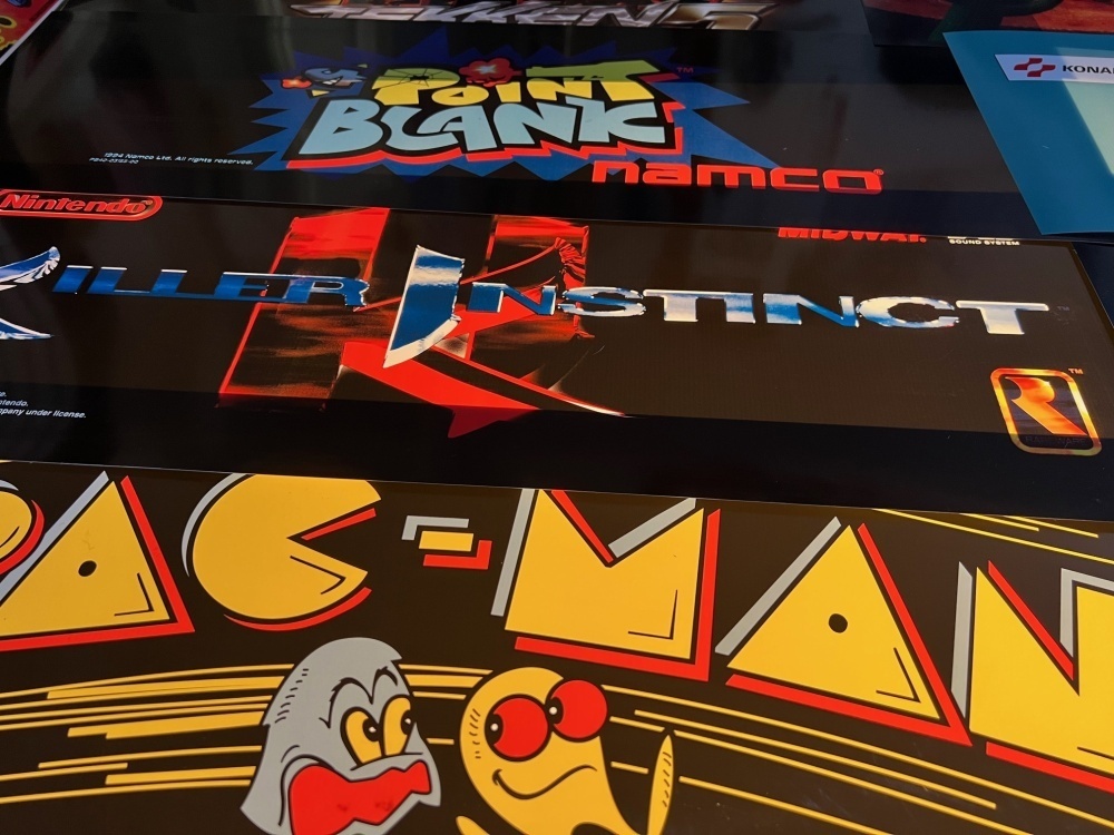 BOX LOT- ARCADE GAME TRANSLITE MARQUEE'S NEW HIGH RES #1